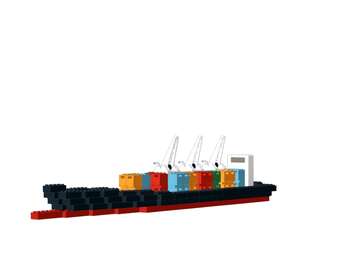 Cargo Ship from BrickLink Studio [BrickLink]