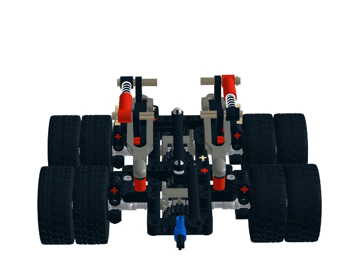 4x4x4 with steering and suspension from BrickLink Studio [BrickLink]