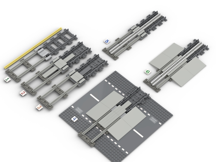 Train - Adapter : Plastic to Electric tracks from BrickLink Studio ...