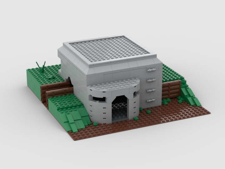 Flak bunker from BrickLink Studio [BrickLink]