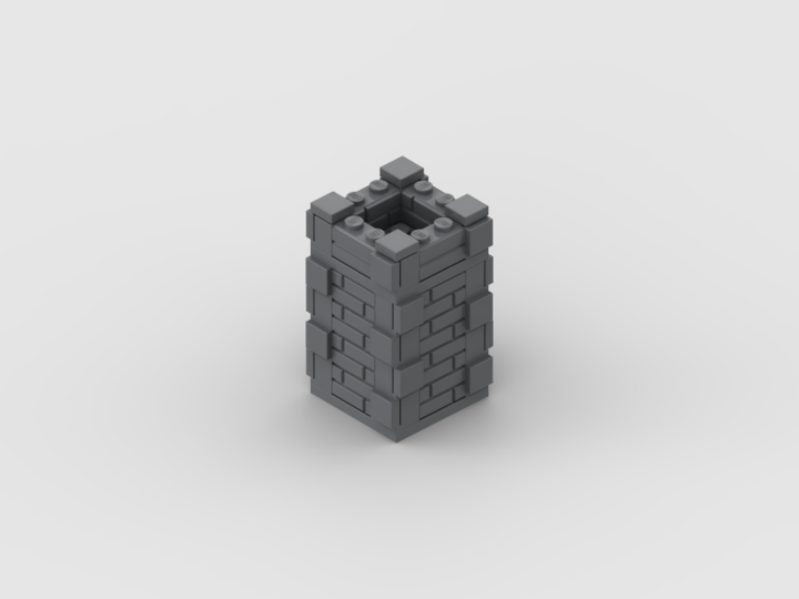 medieval watchtower from BrickLink Studio [BrickLink]