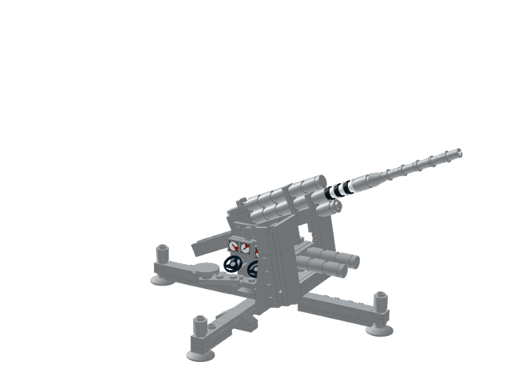88mm Flak 37 from BrickLink Studio [BrickLink]