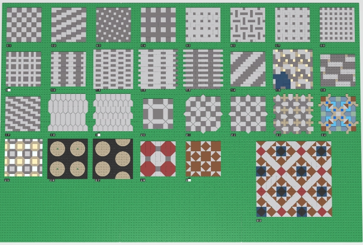 30 Tessellation and Floor Tiling Designs from BrickLink Studio [BrickLink]