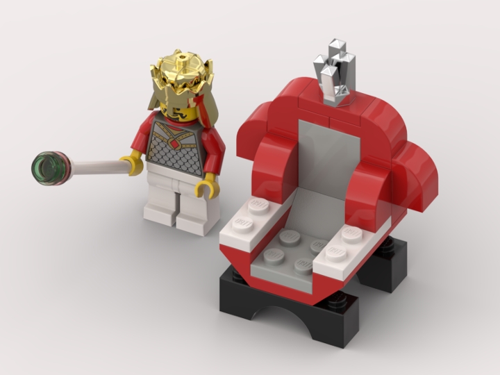 2586 The Crazy LEGO King from BrickLink Studio [BrickLink]