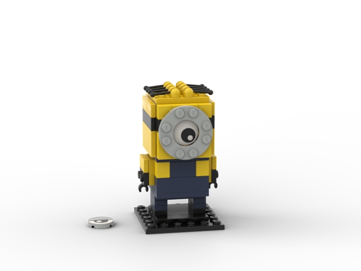 minion brickhead from BrickLink Studio [BrickLink]