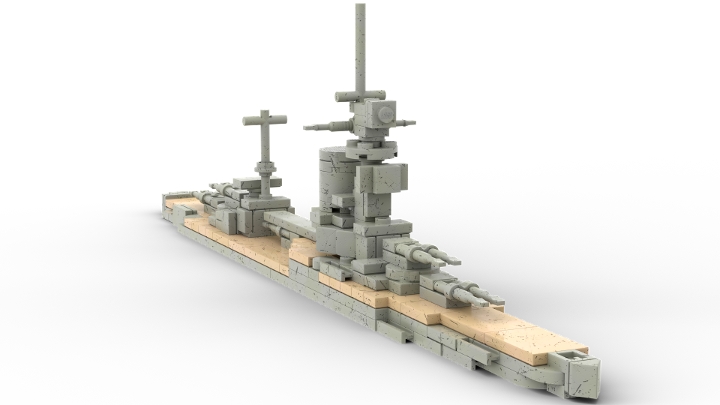 HMS Iron Duke from BrickLink Studio [BrickLink]