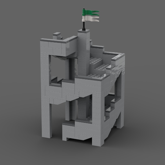 Sonsbrick Staircase from BrickLink Studio [BrickLink]