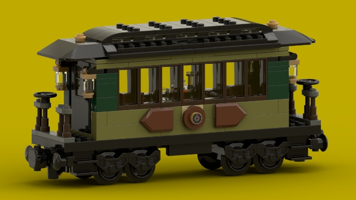 Wild West Parlor Car from BrickLink Studio [BrickLink]