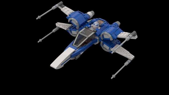 T-70 X-Wing Custom Color from BrickLink Studio [BrickLink]