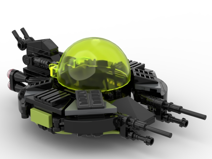Hornet-C alien ship from BrickLink Studio [BrickLink]