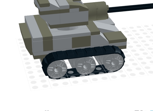 T71 tank from BrickLink Studio [BrickLink]