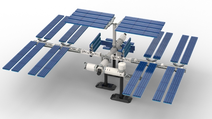 ISS from BrickLink Studio [BrickLink]