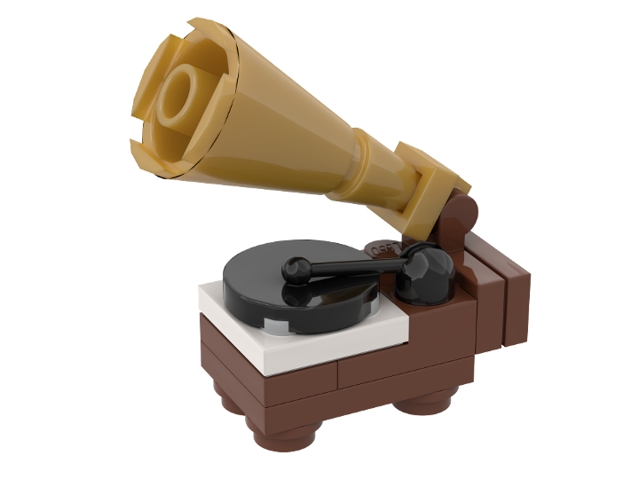 Phonograph from BrickLink Studio [BrickLink]