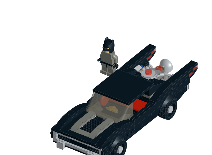 Batmobile (Matt Reeve's The Batman) from BrickLink Studio [BrickLink]