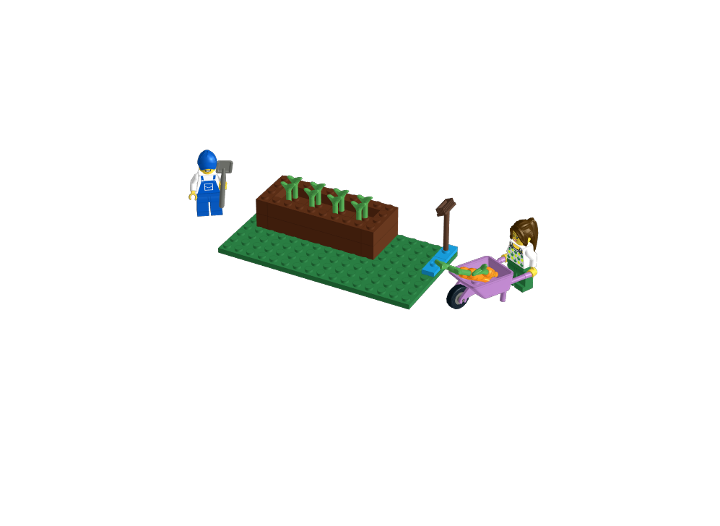 Garden from BrickLink Studio [BrickLink]