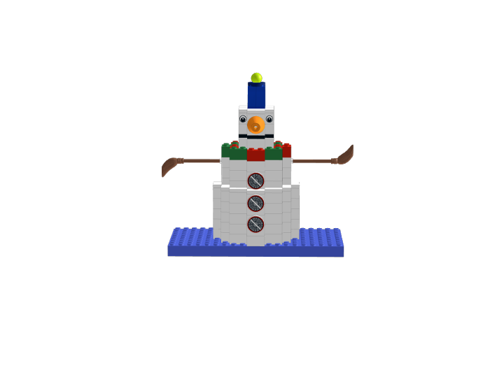 weird snowmen from BrickLink Studio [BrickLink]