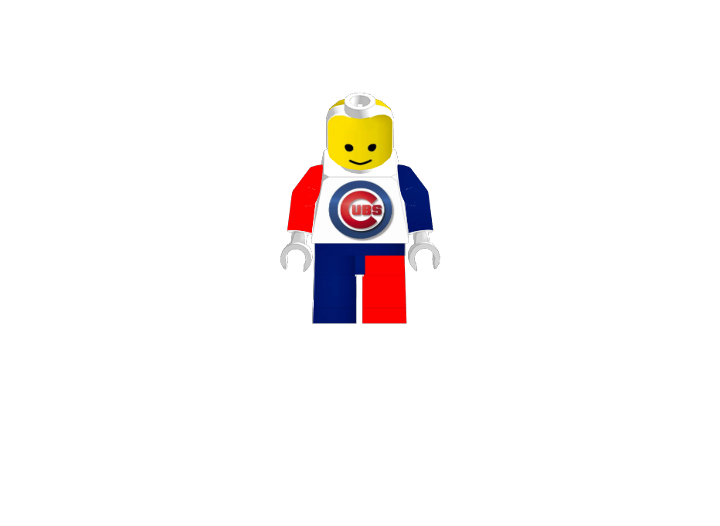 cubs lego dude from BrickLink Studio [BrickLink]