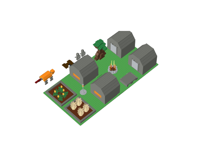 Survior Camp V1.1 from BrickLink Studio [BrickLink]