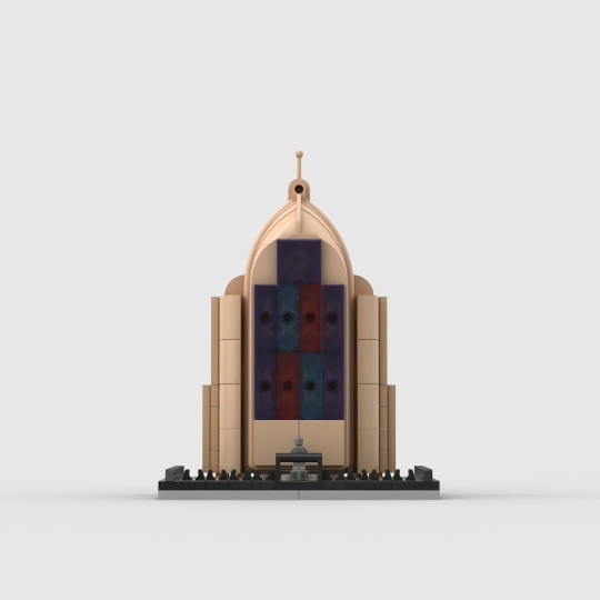 Micro Cathedral (Architecture Style) from BrickLink Studio [BrickLink]