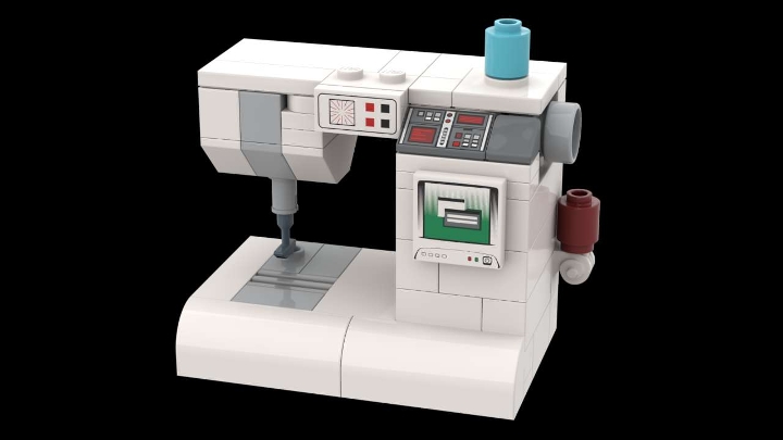 Sewing machine from BrickLink Studio [BrickLink]