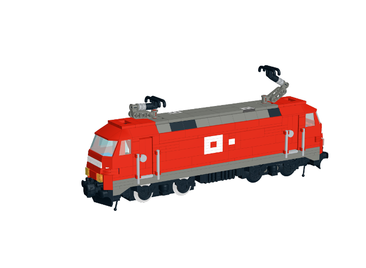el. locomotive BR152 from BrickLink Studio [BrickLink]