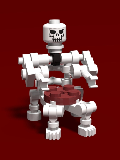 Skeleton chair from BrickLink Studio [BrickLink]