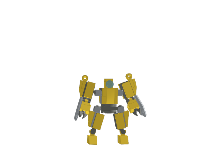 Yellow Mech from BrickLink Studio [BrickLink]