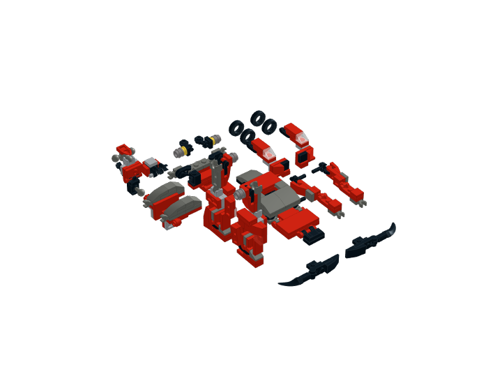 Dino V1 from BrickLink Studio [BrickLink]