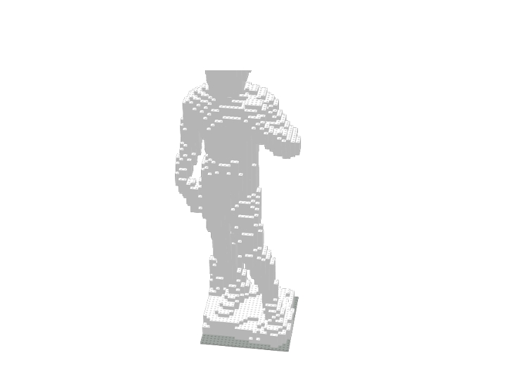 David Statue from BrickLink Studio [BrickLink]