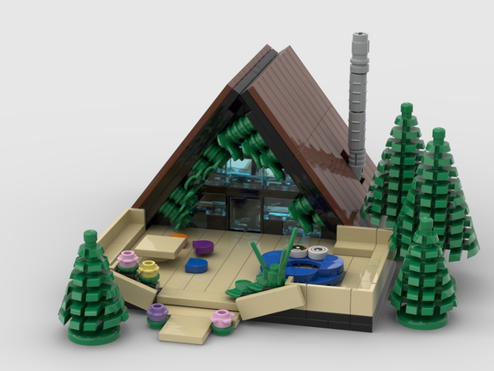 Mini A-Frame from BrickLink Studio [BrickLink]