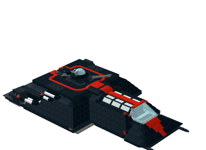 "The Lightning" starship from BrickLink Studio [BrickLink]