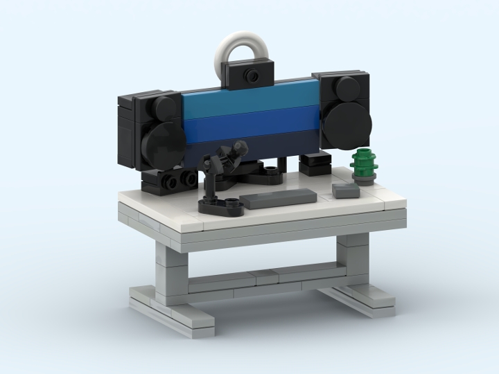 Desk from BrickLink Studio [BrickLink]