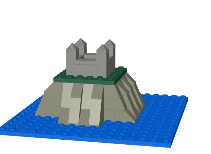 mini castle from BrickLink Studio [BrickLink]