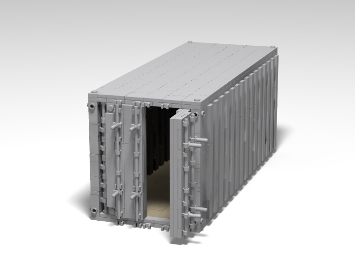 Shipping Container - 20' from BrickLink Studio [BrickLink]