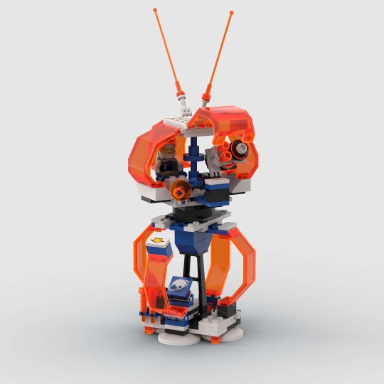 Ice planet outpost from BrickLink Studio [BrickLink]