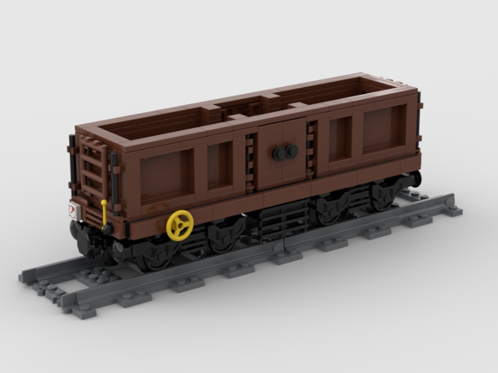 freight wagon from BrickLink Studio [BrickLink]