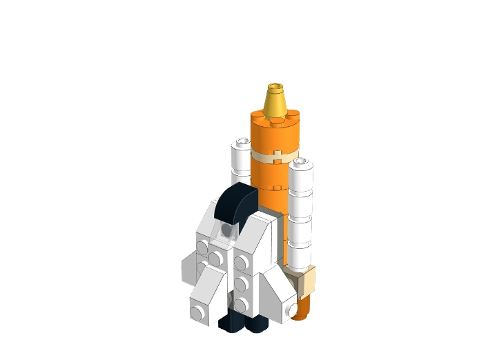 Micro Space Ship from BrickLink Studio [BrickLink]