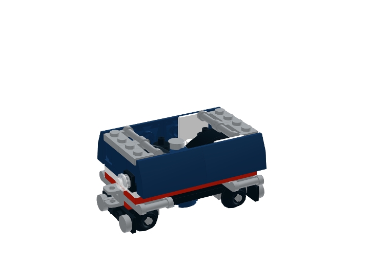 Freight wagon from BrickLink Studio [BrickLink]