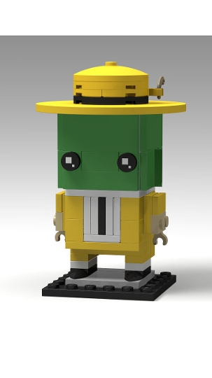 the mask - teste di brick from BrickLink Studio [BrickLink]
