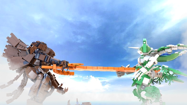 Xenoblade Titans from BrickLink Studio [BrickLink]