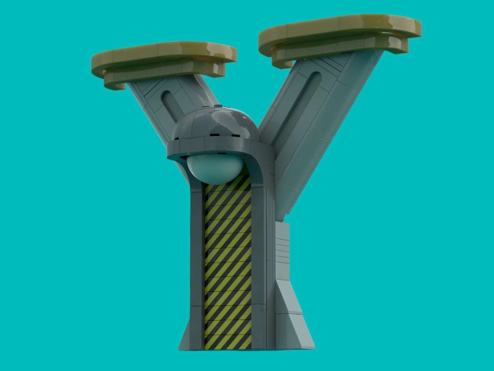 Rock Raiders Reinforced Wall from BrickLink Studio [BrickLink]
