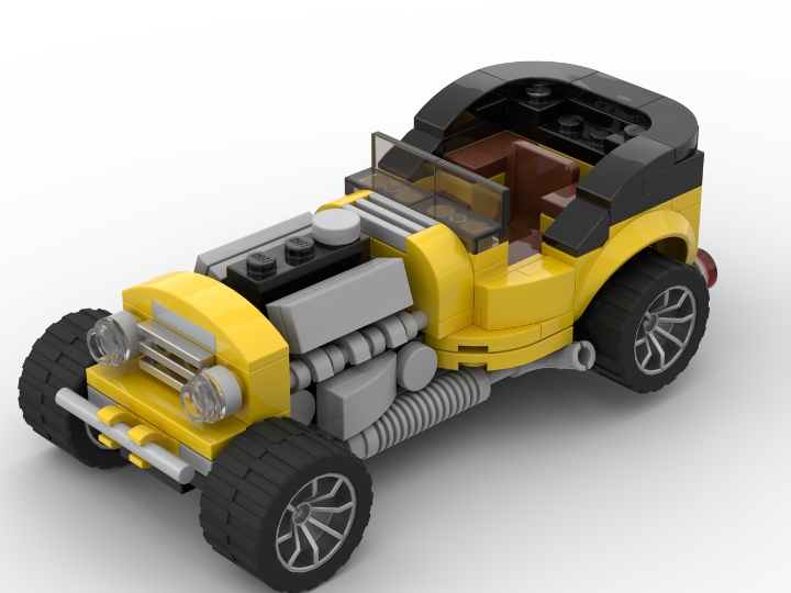 hot rod from BrickLink Studio [BrickLink]