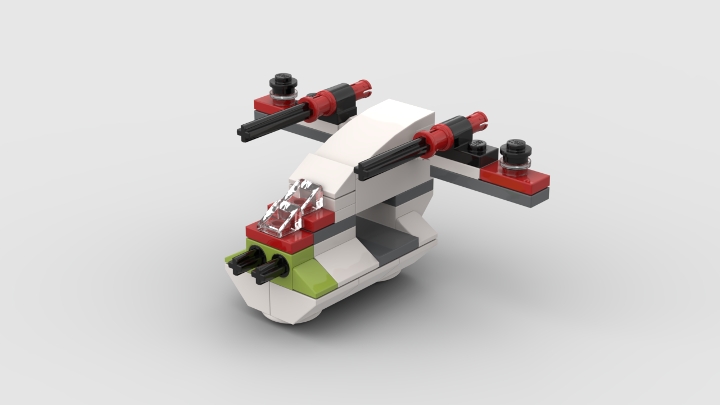 Micro Scale Republic Gunship from BrickLink Studio [BrickLink]