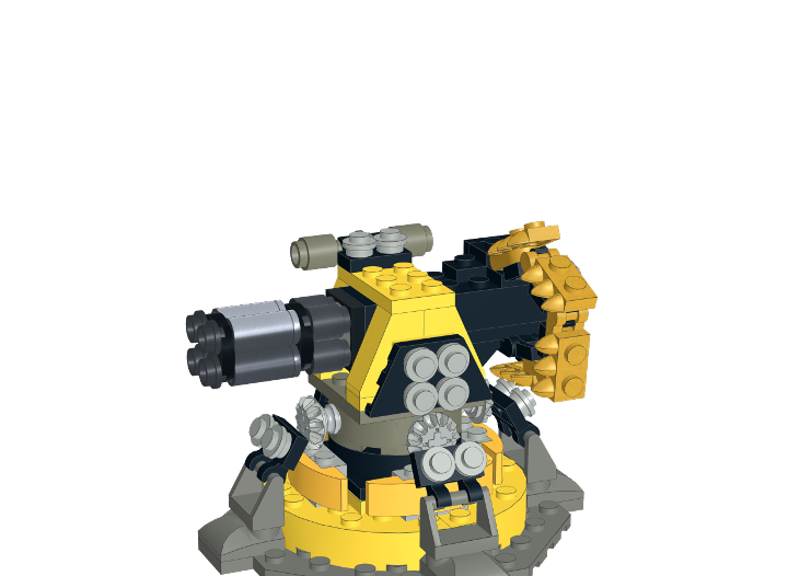 Factorio Turret from BrickLink Studio [BrickLink]