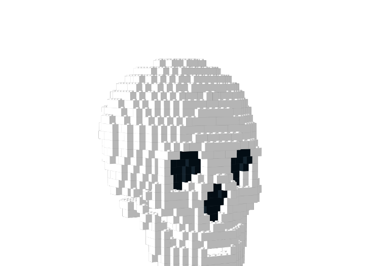Skull from BrickLink Studio [BrickLink]