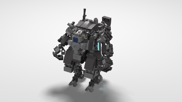 Titanfall inspired mech from BrickLink Studio [BrickLink]