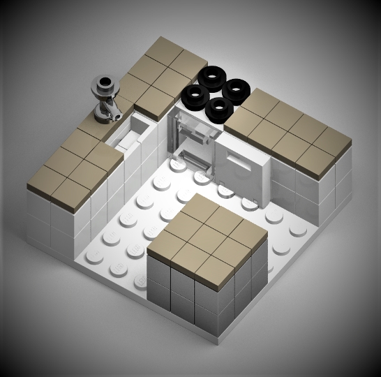 Kitchen from BrickLink Studio [BrickLink]