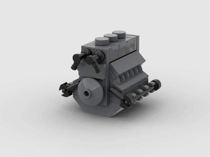 V 12 Tank Engine from BrickLink Studio [BrickLink]