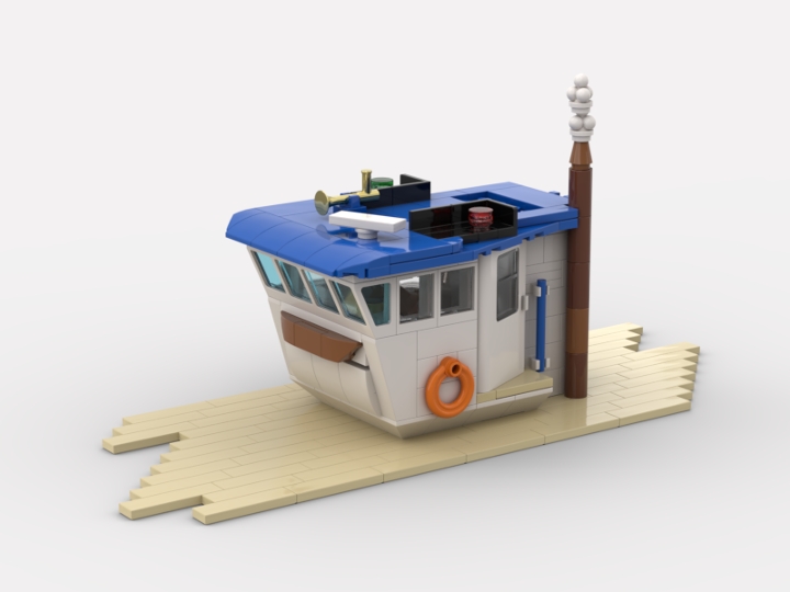 Fishing Boat from BrickLink Studio [BrickLink]