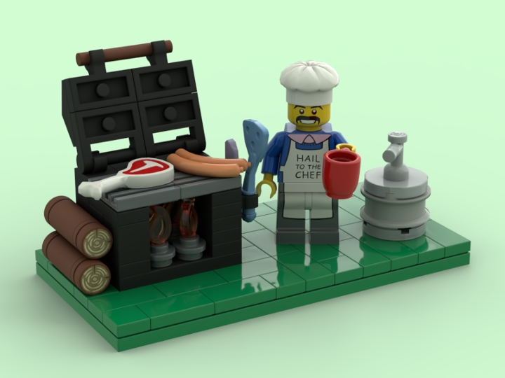 BBQ from BrickLink Studio [BrickLink]